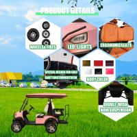 China 2945*1340*2060mm 72V Lithium Custom Comfortable 4 Seats Electric Golf Carts Affordable for sale