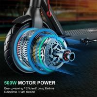 China US EU Popular Foldable 10 inch Air Tyre Scooter with 500w Brushless Motor 36v 15aH for sale