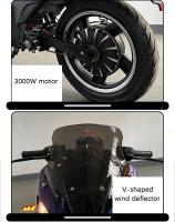China Manufacturing 72V 3000W Two Wheel Electric Scooter Motorcycle for Adults Sports Car Type for sale