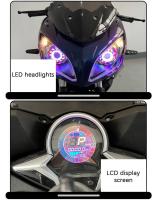 China Manufacturing 72V 3000W Two Wheel Electric Scooter Motorcycle for Adults Sports Car Type for sale
