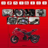 China 5000w Electric Motorcycle for Adult 90-100Km Range ≤95Km/h Max. Speed Lake Horse Sports for sale
