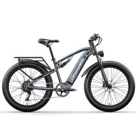 China 26*3.0 Fat Tire Mountain Bike with 48v17.5ah Lithium Battery and 500w Brushless Hub Motor for sale
