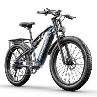 China 26*3.0 Fat Tire Mountain Bike with 48v17.5ah Lithium Battery and 500w Brushless Hub Motor for sale