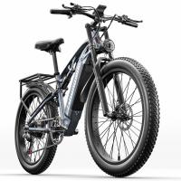 China 26*3.0 Fat Tire Mountain Bike with 48v17.5ah Lithium Battery and 500w Brushless Hub Motor for sale