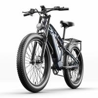 China 26*3.0 Fat Tire Mountain Bike with 48v17.5ah Lithium Battery and 500w Brushless Hub Motor for sale