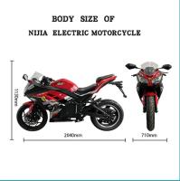 China 23.7Kg Battery High Speed Electric Motorcycles For Adult 3000w High Power Sports Car for sale