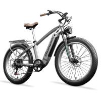 China Full Suspension Electric Mountain Bike 48V 17.5ah Lithium Battery and 26'' Wheel Size for sale