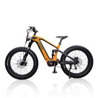 China Black Carbon Fiber Ebike HM-26PRO 52V 1000W Bafang Mid Drive Electric Bicycle 21Ah Off-Road 26X4.8