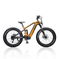 China Black Carbon Fiber Ebike HM-26PRO 52V 1000W Bafang Mid Drive Electric Bicycle 21Ah Off-Road 26X4.8