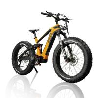 China Black Carbon Fiber Ebike HM-26PRO 52V 1000W Bafang Mid Drive Electric Bicycle 21Ah Off-Road 26X4.8
