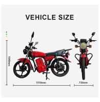 China Manufacturing Electric Dirt Bike 1500w for Off Road Adventures Max. Speed 40 60km/h for sale
