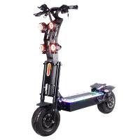 China Large Long 14 Inch 72V 10000w Adult Scooter with Acrylic LED Panel and Max Speed 31-40km/h for sale