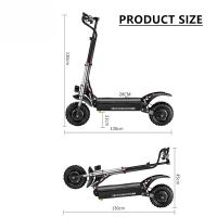 China 6000w 60V 18.2Ah 28Ah 38Ah Dual Motor Quickwheel Hydraulic Brake Scooter for Adult for sale