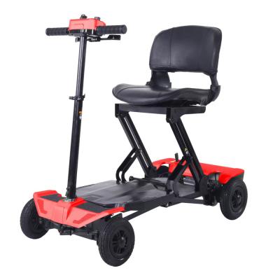China 150kg Loading Capacity One Key Remote Control Folding Mobility Scooter for Smart Travel for sale