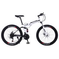 China Steel Frame 26inch Folding Bike 21/24/27/30 Speed Disc Brake Foldable Cycle For Adult 29 for sale