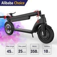 China 10 Inch 350w 500W Motor X8 E scooter Patented Appearance and Foldable Design for Europe for sale