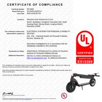 China 10 Inch 350w 500W Motor X8 E scooter Patented Appearance and Foldable Design for Europe for sale