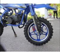 China 49cc 2-Stroke 2-Wheeled Mini Pocketbike for Children Chain Drive Off-Road Power Bicycle for sale