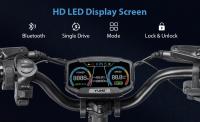 China Max Speed 30MPH 48V 1200W Foldable Electric Scooter with Smart APP and NFC Throttle for sale
