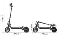 China Max Speed 30MPH 48V 1200W Foldable Electric Scooter with Smart APP and NFC Throttle for sale