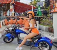 China LEAD-ACID BATTERY Powered Men's and Women's Small Folding Scooter with 27 Speed Gears for sale
