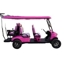 China Street Legal Golf Carts Lightweight EZGo Electric Trolley Car with 530 kg Curb Weight for sale