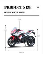 China 1000cc Racing Electric Motorcycles with 80Km/h Speed and 48V20A Lead Acid Battery for sale