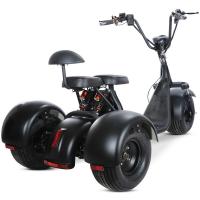 China Citycoco Fat Tire Golf Cart Tricycle 3wheel Three-wheel Scooter Category Range 40-80km for sale