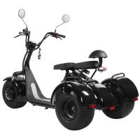 China Citycoco Fat Tire Golf Cart Tricycle 3wheel Three-wheel Scooter Category Range 40-80km for sale