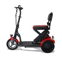 China Aluminum Alloy 300w 36v Three Wheels Mobility Scooter for Disabled Man Smart Design for sale