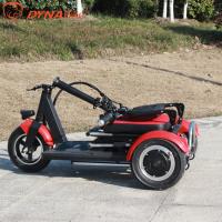 China Aluminum Alloy 300w 36v Three Wheels Mobility Scooter for Disabled Man Smart Design for sale