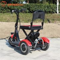 China Aluminum Alloy 300w 36v Three Wheels Mobility Scooter for Disabled Man Smart Design for sale