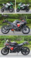 China 3000w Electric Motorcycles 48V20A Lead Acid Battery Street Bike with 10 Inch Vacuum Tyre for sale