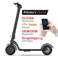 China EU Warehouse 350w 8.5 Inch Electric Scooter with Foldable Design and 42V 1.5A Charger for sale