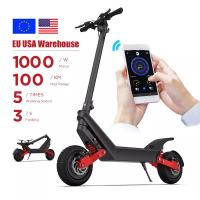 China Design 1000w Dual Motor All Terrain Foldable Adult Scooter with 42V18.2A Lithium Battery for sale