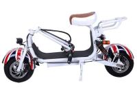 China 9.5 Inch Tire Citycoco Mini Motor Scooter with 800w 12ah Battery and Comfortable Seat for sale