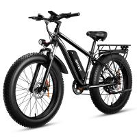 China 48V 1000W 26 Inch Fat Tire Moped Bike with 6-8h Charging Time and Max Load of 150KG for sale