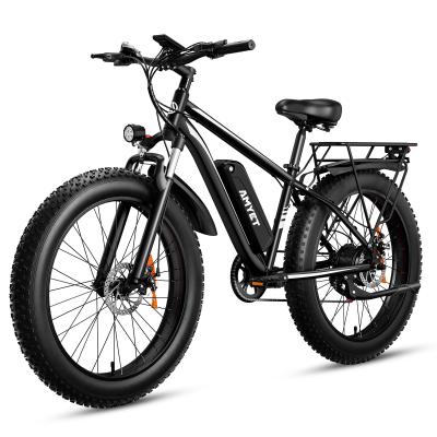 China 48V 1000W 26 Inch Fat Tire Moped Bike with 6-8h Charging Time and Max Load of 150KG for sale