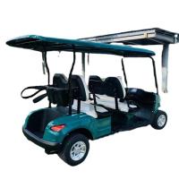 China Lightweight Electric Golf Trolley Cart with Batteries and AC Controller 2850*1250*1850 for sale