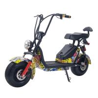 China Citycoco Dirt Bike Scooter Motorcycle with Steel Handlebar 2000w 60v Lithium Battery for sale