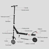 China 150W 8 Inch E Scooter Moped Waterproof IP54 Foldable Kick Foot Scooters For Kids Adults for sale