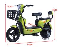 China Electric Scooter Electric Bicycle Electric Motorcycle from HM for 50kg Max Load 200kg for sale