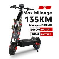 China Red with Black X7 8000W 4000W Road Dual Motor Scooter The Perfect Off-road Companion for sale