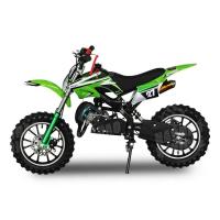 China 49cc 2 Stroke Motorcycle Kids Dirt Bike with Pull Start in Red Blue Green White Yellow for sale