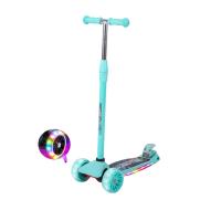 China Custom Design Foldable Children Mini Scooter with 3 Flash Wheels and ABEC-9 Bearings for sale