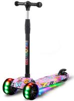 China Plastic Foldable Children's Pedal Scooter 3 Wheel Scooter for 2-5 Years for sale