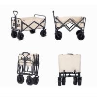 China Roll Container Heavy Duty Wheel Outdoor Folding Wagon Cart for Camping and Travelling for sale