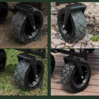 China Roll Container Heavy Duty Wheel Outdoor Folding Wagon Cart for Camping and Travelling for sale