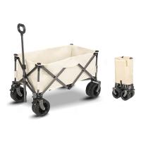 China Durable Outdoor Beach Camping Trolley Cart with Folding Structure Roll Container for sale