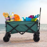 China Customizable Support Portable Folding Cargo Wagon Trailer for Treeking and Shopping for sale